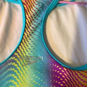 Speedo | Swim | Speedo Girls Neon Zig Zag Racerback Design Swimsuit ...